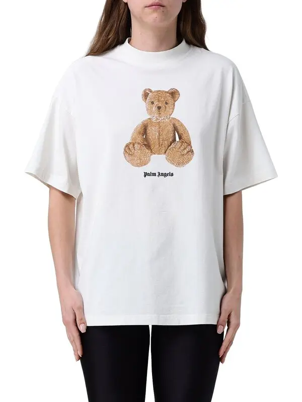 Palm Angels Teddy Bear Graphic T-shirt - White