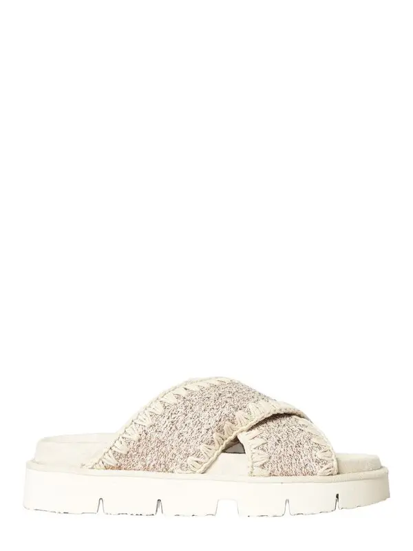 Mou Heeled Sandal - Beige