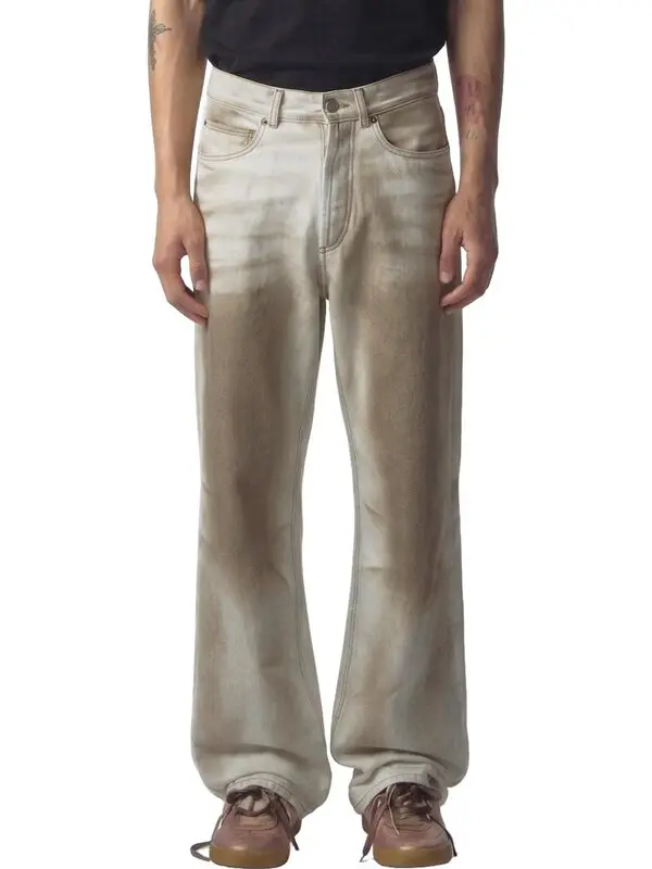 MAGLIANO Flattone Straight Denim Jeans - White