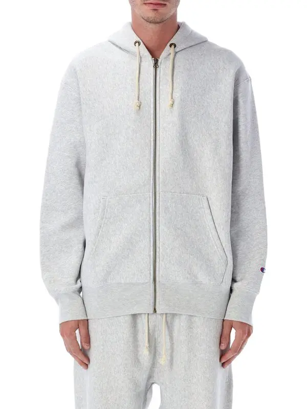 Champion Cotton Blend Hoodie - Grey