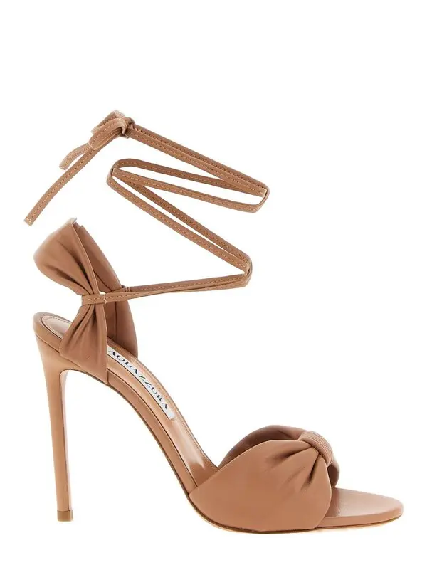 AQUAZZURA Carina Nappa Sandal - Pink