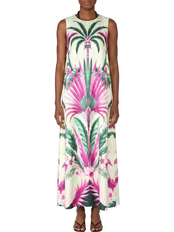 F.R.S FOR RESTLESS SLEEPERS Sleeveless Maxi Dress - Multicolor