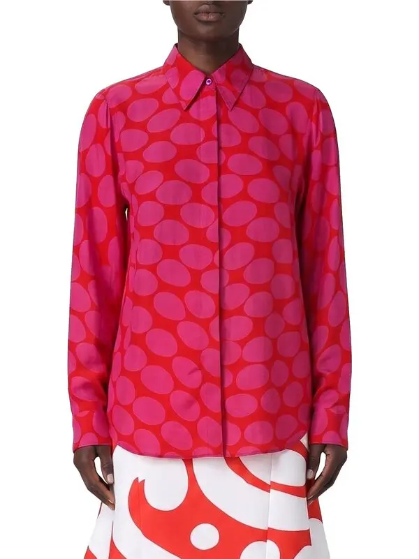 Dries Van Noten Printed Shirt - Fuchsia