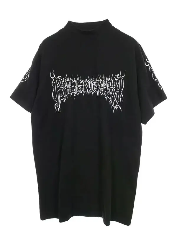 Balenciaga 2010s Logo T-shirt - Black