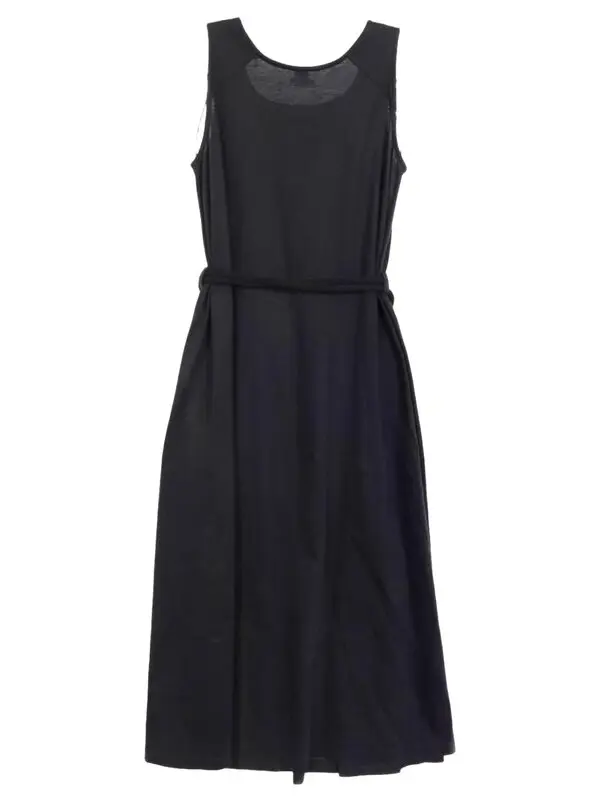 Hermès Sleeveless Rope-belt Dress - Black