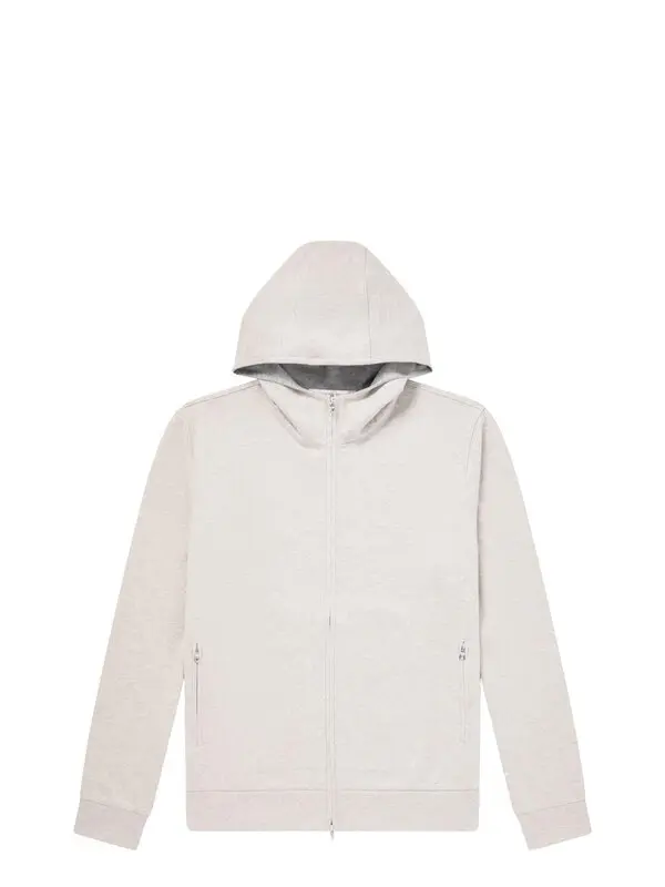 Orlebar Brown Cotton-blend Zip-up Hoodie - Neutrals