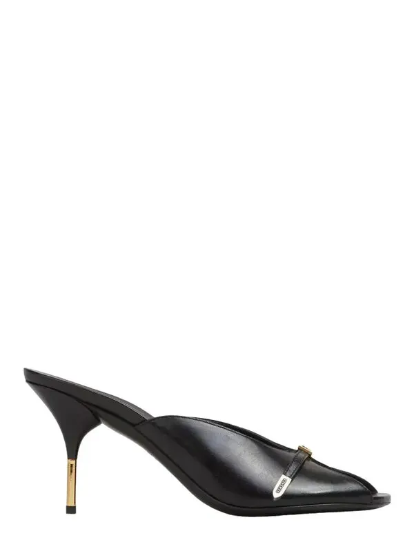 Versace Nyx Buckle Detail Sandals - Black