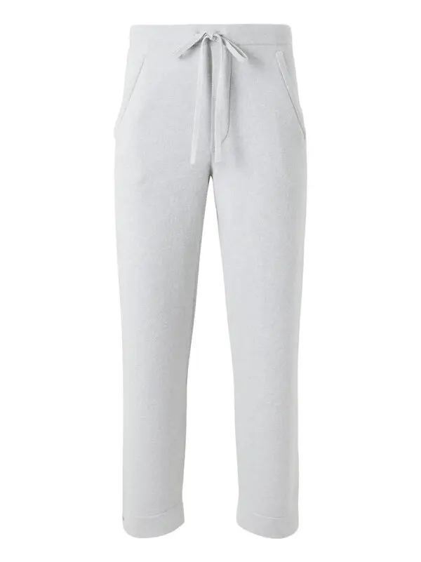 GOD'S TRUE CASHMERE Straight-leg Cashmere Trousers - Gray