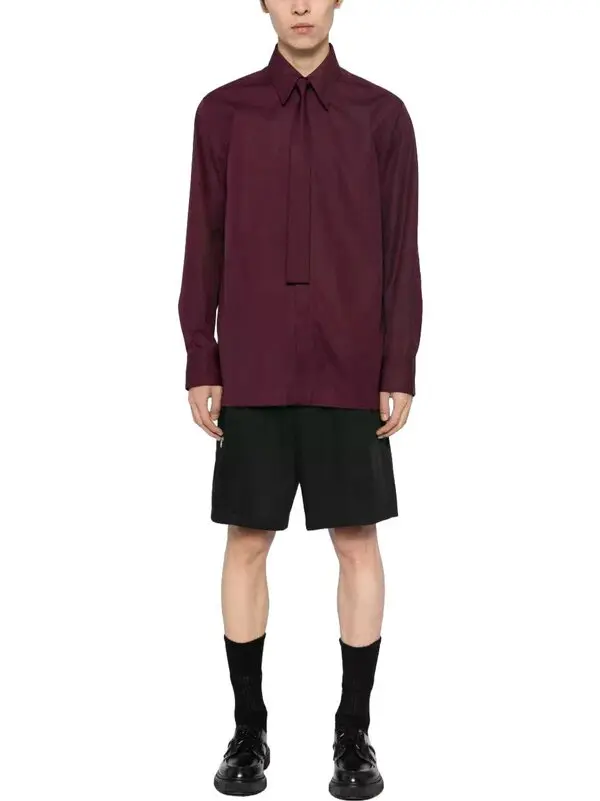 JIL SANDER Cotton Shirt - Red