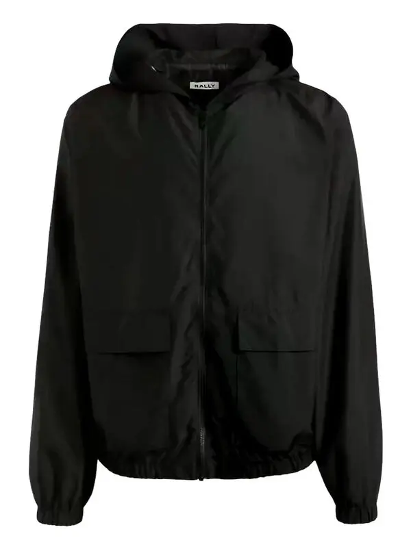 Bally Hooded Jacket With Flap Pockets - Black