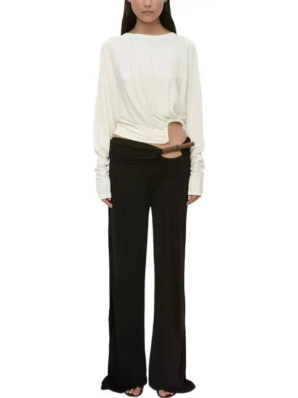 Christopher Esber Twisted Cut-out Trousers - Black