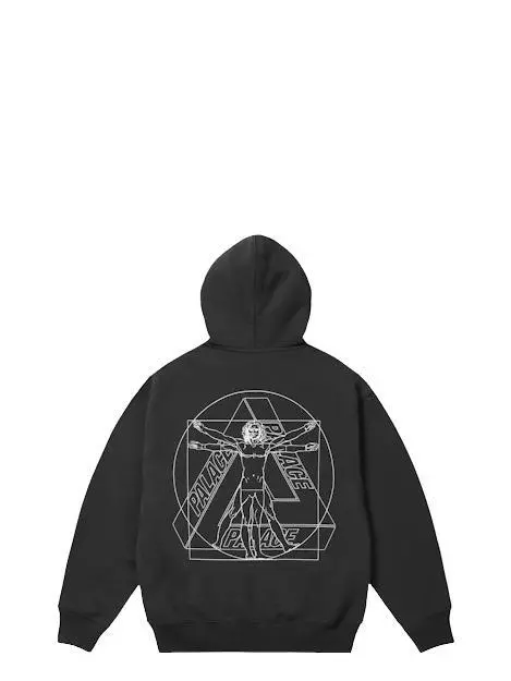PALACE Paltruvian Tri Hoodie - Black