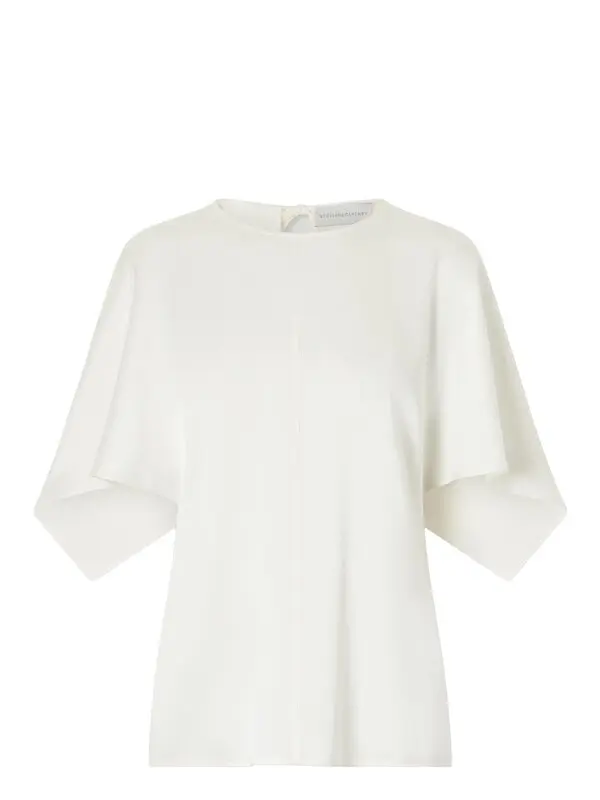 Stella McCartney Open-back Satin Blouse - White