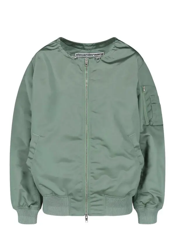 Alexander Wang Cagoule Bomber Jacket - Green