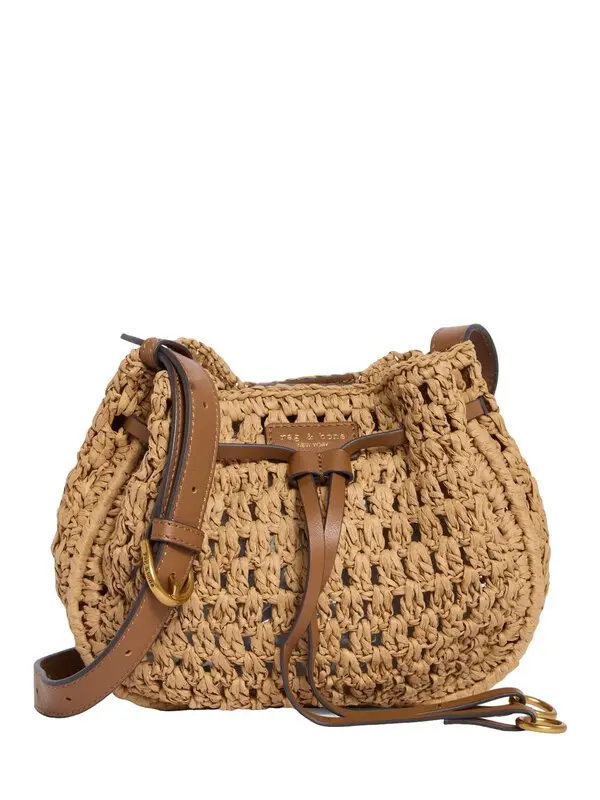 Rag & Bone River Raffia Crossbody Bag - Natural