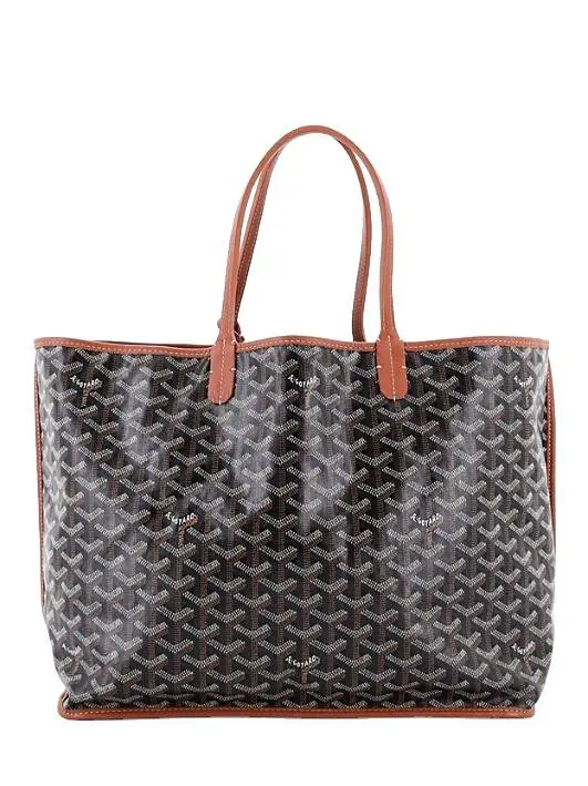 Goyard Pm Anjou Reversible Tote Coated Canvas - Brown