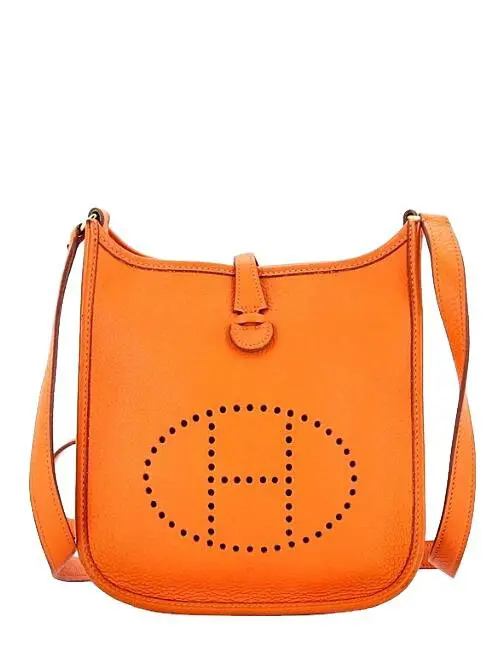 Hermès Tpm Evelyne Bag Gen Iii Clemence - Orange