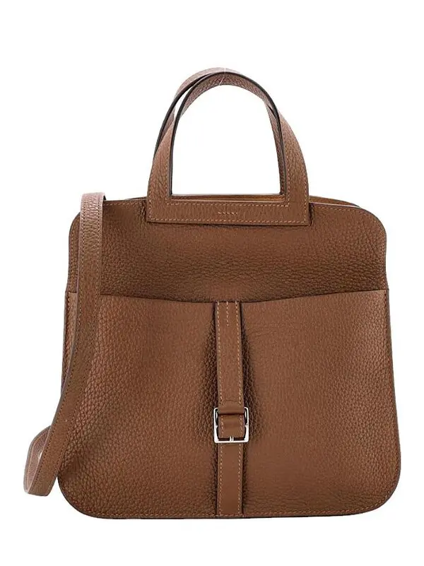 Hermès 25 Halzan Bag Verso Clemence - Brown