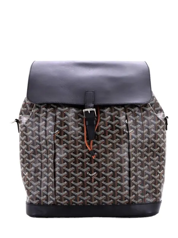 Goyard Mm Alpin Backpack Coated Canvas - Black
