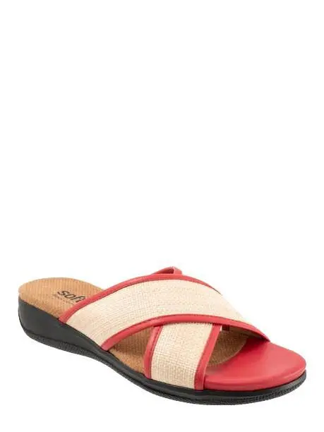 Softwalk Tillman 6.0 Slide Sandal - Red