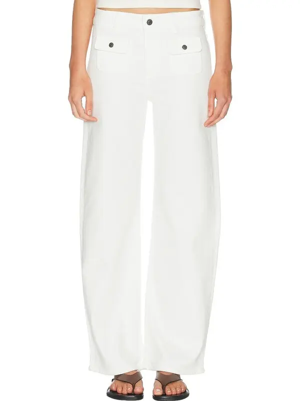 Citizens Of Humanity Nora Patch Pocket Trouser Jeans - Soft White