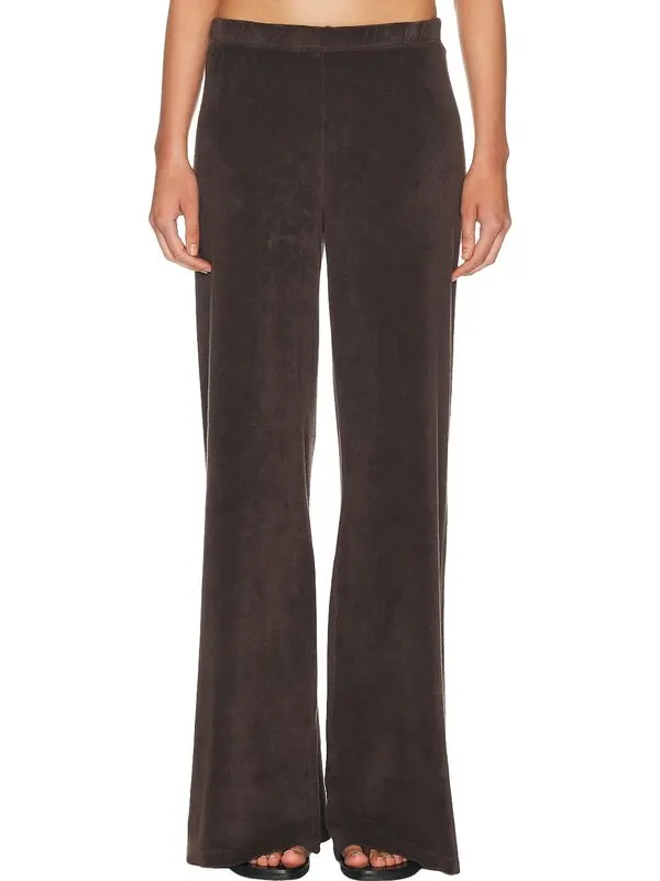 Suzie Kondi Zephyra Terry Flare Pant - Truffle