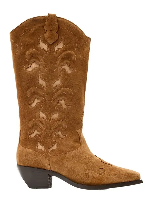 ALLSAINTS Dolly Western Boots - Brown