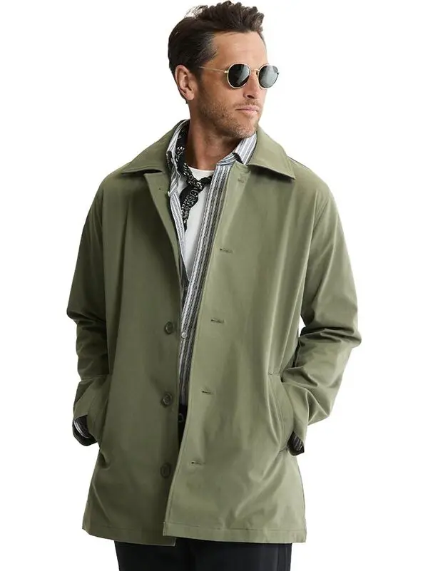 JACHS Tech Twill Mott Coat - Olive