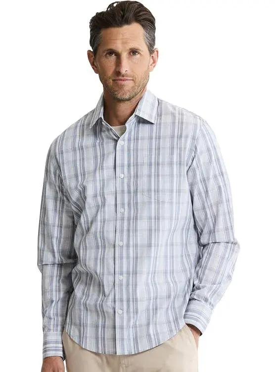 JACHS Hayati Cotton Button-down Shirt - Grey