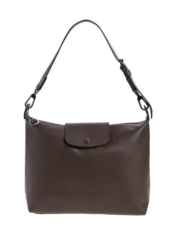 Longchamp Le Pliage Xtra Leather Hobo Bag - Mocha