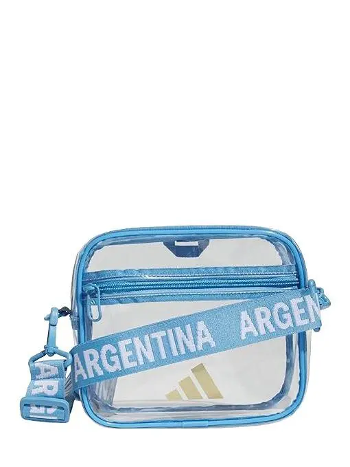 Adidas Clear Stadium Bag With Detachable Crossbody Strap - Blue