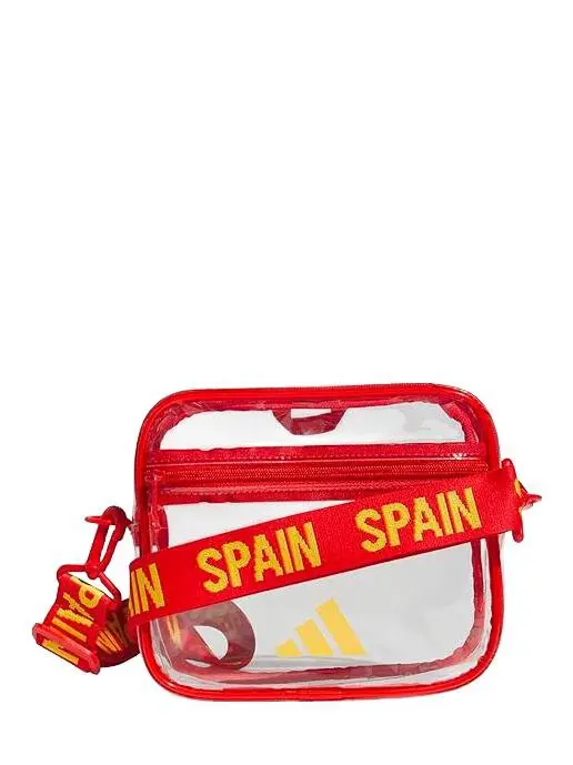 Adidas Clear Stadium Bag With Detachable Crossbody Strap - Red