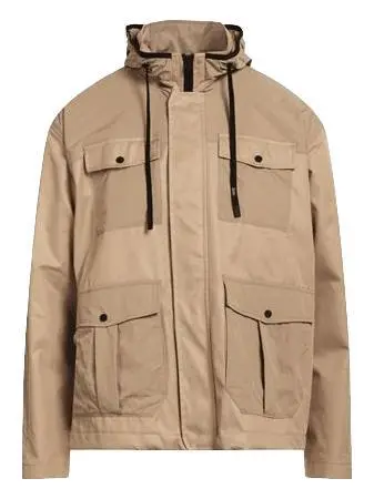 Herno Cotton And Polyamide Hooded Jacket - Beige