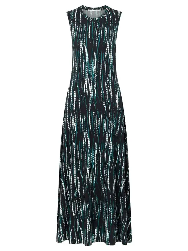 Proenza Schouler White Label Jordyn Printed Jersey Midi Dress - Multi