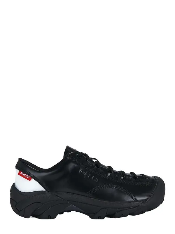 PHILEO X Keen Targhee Leather Sneakers - Black