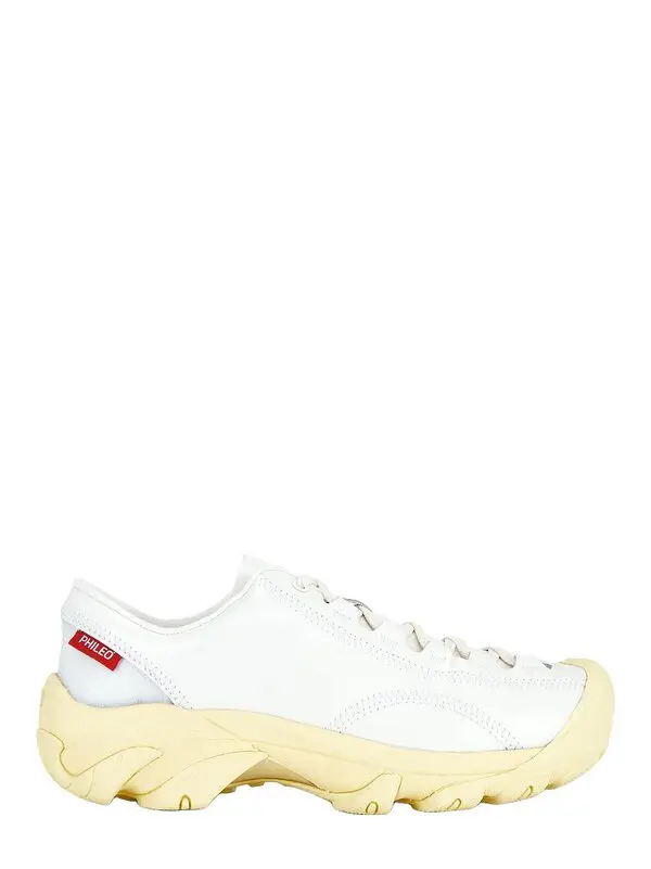 PHILEO X Keen Targhee Leather Sneakers - White