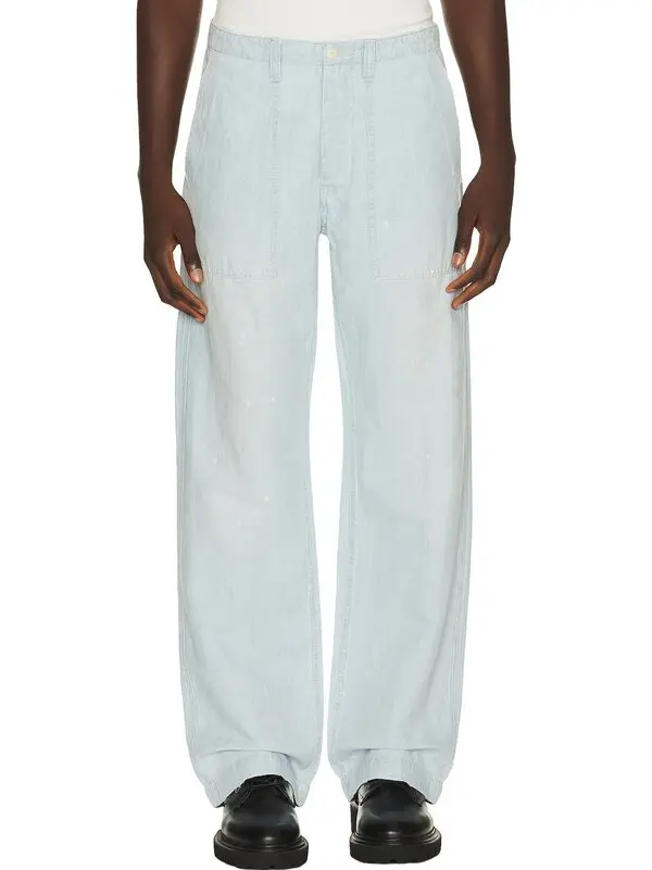President's Fatigue Original Chambray Pants - Painter Stone