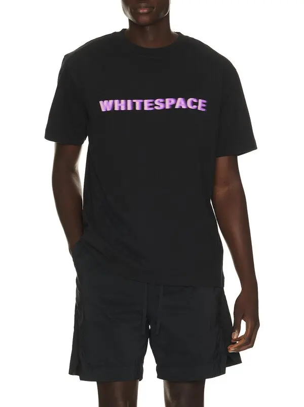 WHITESPACE Premium Graphic Tee - Black