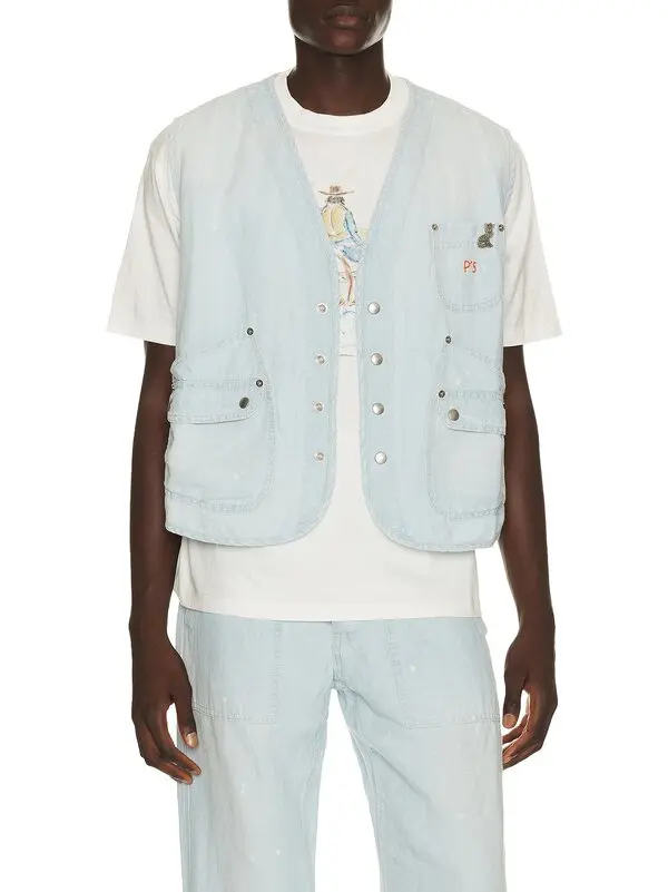 President's Taka Vest - Indigo