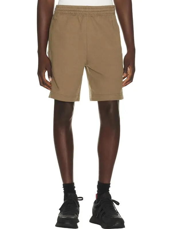 Burberry Shaun Check Piping Short - Finch Brown