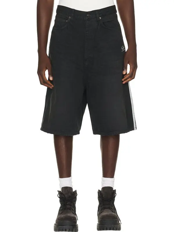 Balenciaga Piping Shorts - Dark Brown & Black