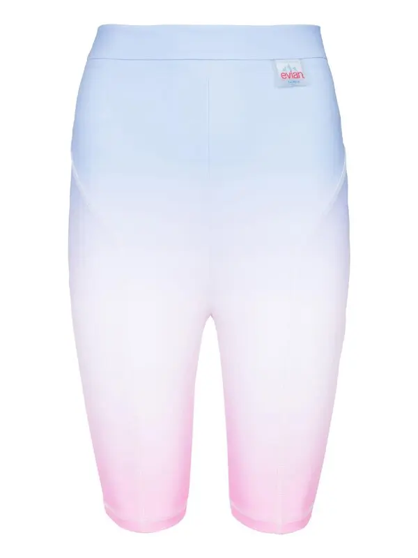 Balmain X Evian Cycling Shorts - Multicolor