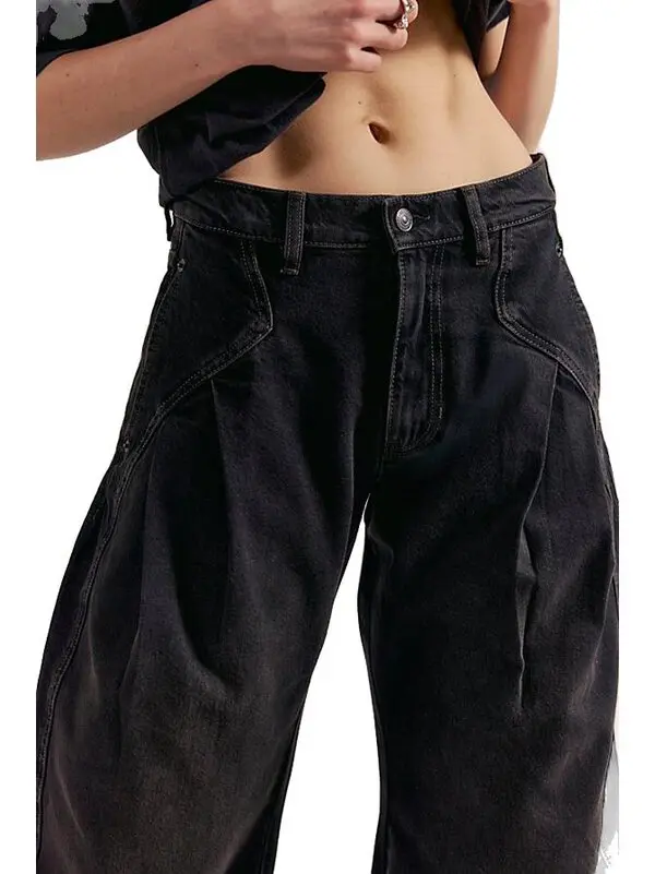Free People We The Free Golden Hour Trouser Jeans - Espresso