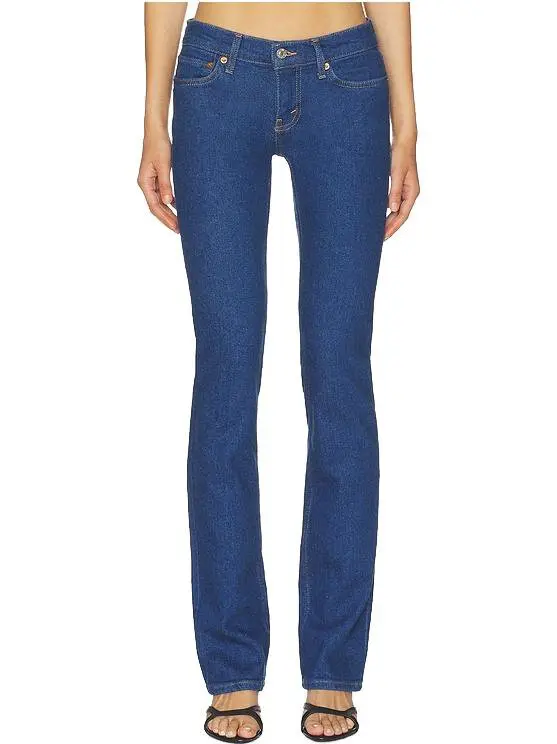 RE/DONE The Lean Straight Leg Jeans - Blue