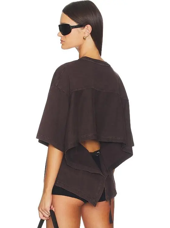AGOLDE Theo T-shirt - Brown