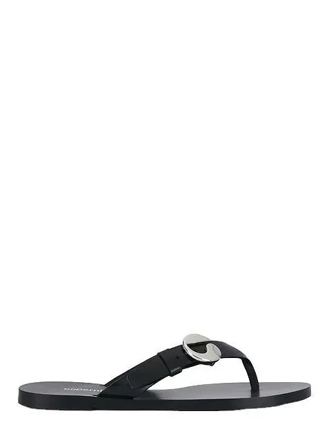 Coperni C Logo Flip Flop Sandal - Black