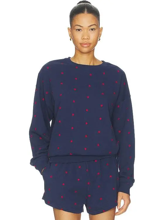 Beach Riot Devyn Oversized Sweatshirt - Navy