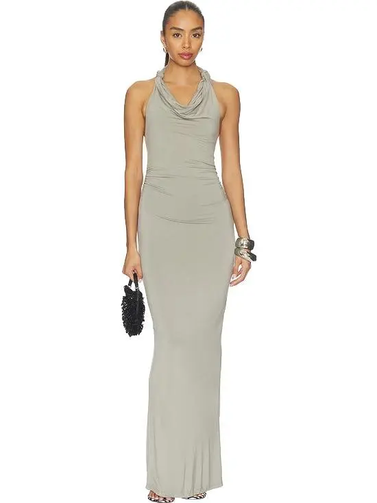 MADISON THE LABEL Clemence Maxi Dress - Grey