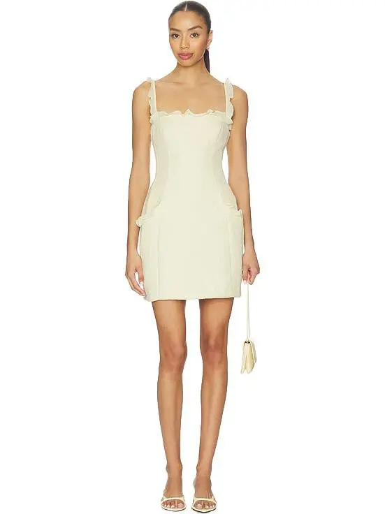 Amanda Uprichard Andreina Dress - Lemon
