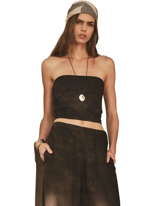 Velvet By Graham & Spencer Kess Strapless Top - Black